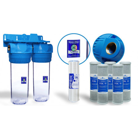 Home Whole house filters 2-stage carbon mesh filter